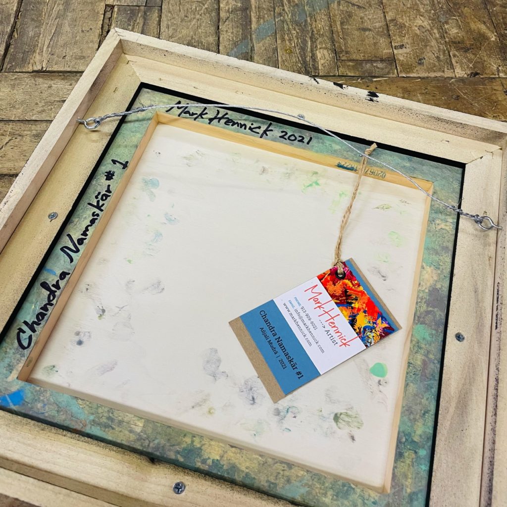 Chandra Namaskãr #1 Abstract Painting » Artist Mark Hennick