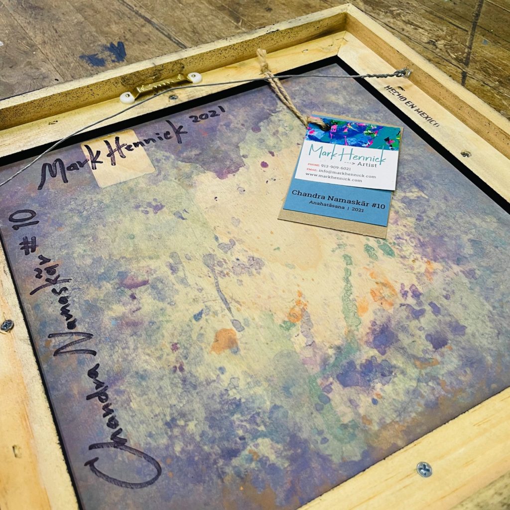 Chandra Namaskãr #10 Abstract Painting » Artist Mark Hennick