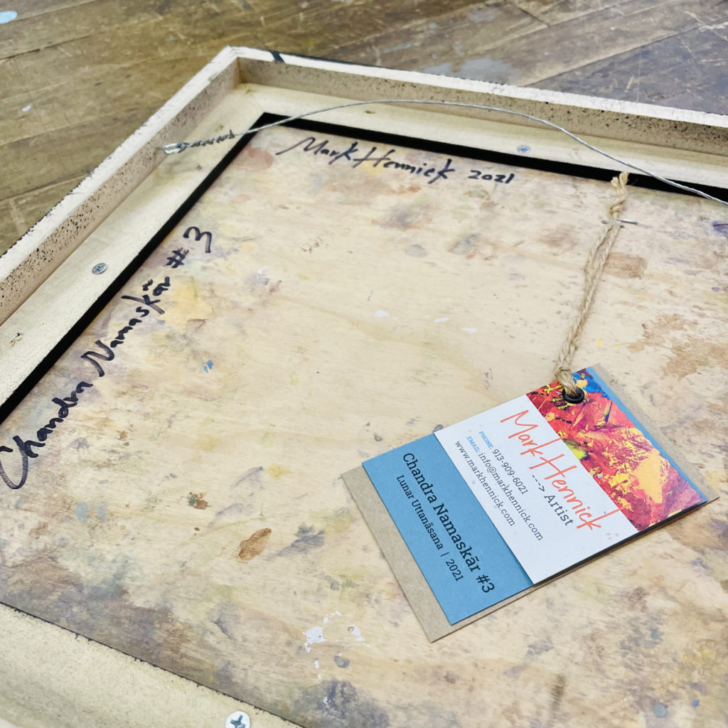 Chandra Namaskãr #3 Abstract Painting » Artist Mark Hennick