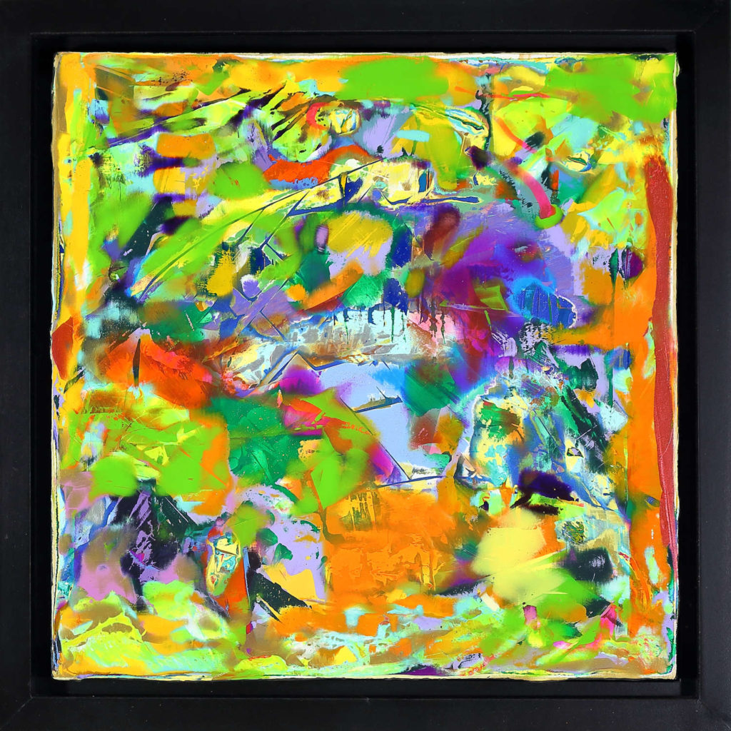 Chandra Namaskãr #6 Abstract Painting » Artist Mark Hennick