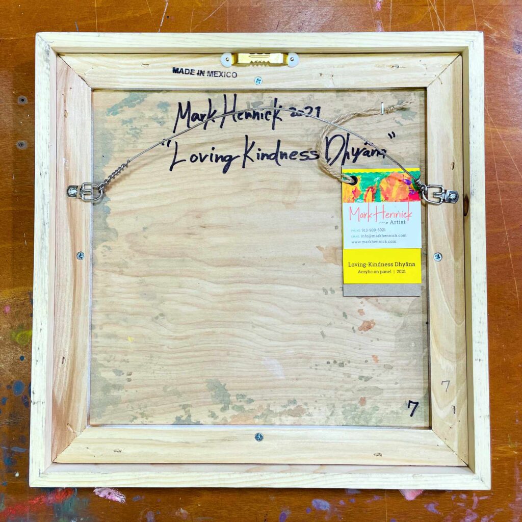 Loving-Kindness Dhyāna Abstract Painting » Artist Mark Hennick