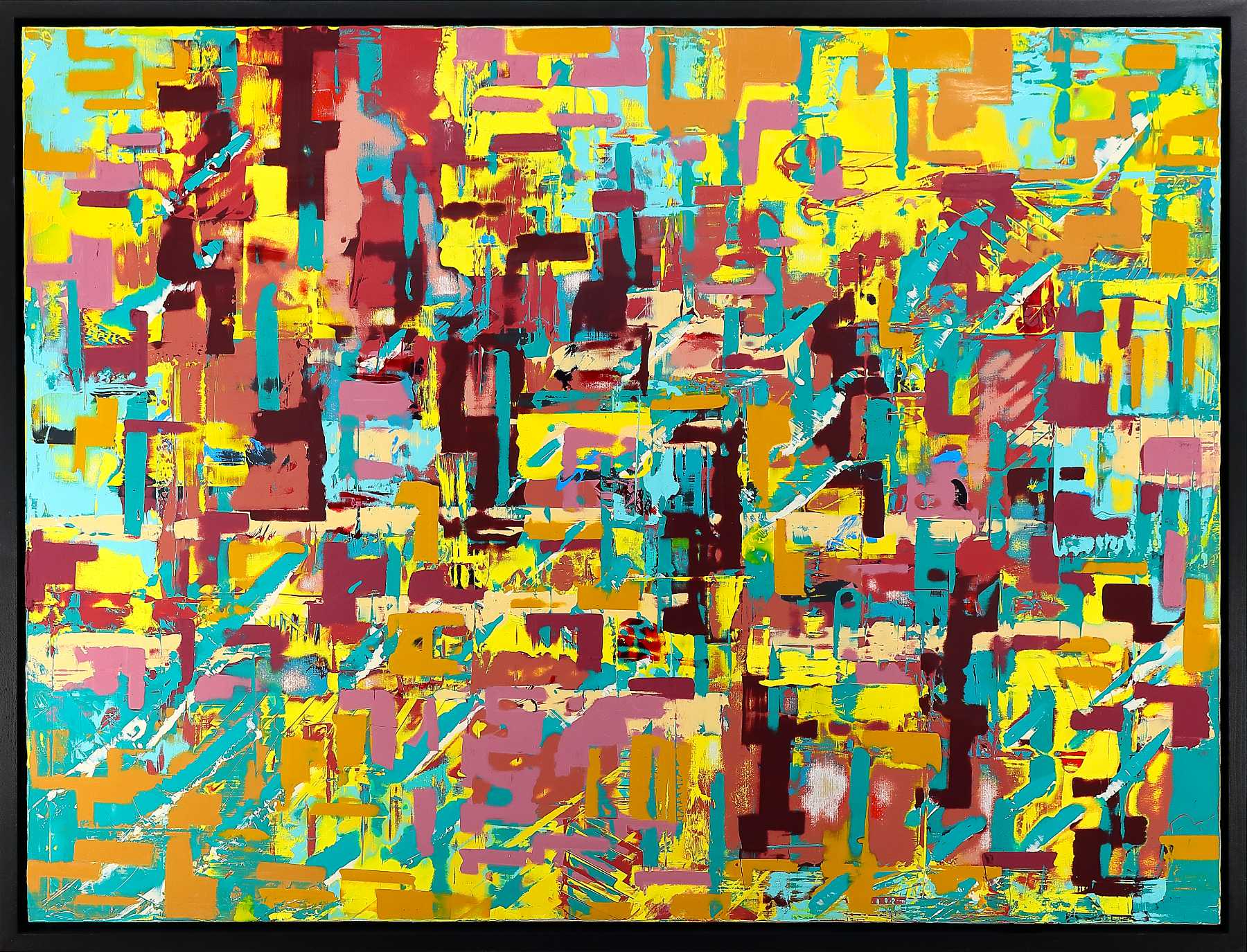 Garuḍāsana Abstract Painting » Artist Mark Hennick